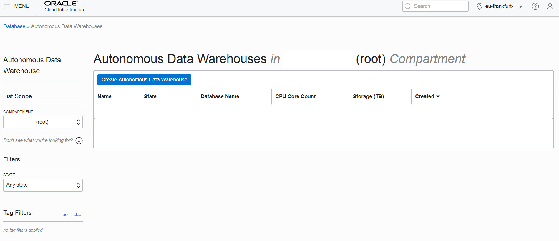 Getting Started With Oracle Autonomous Data Warehouse Adw Data Management And Data Architecture